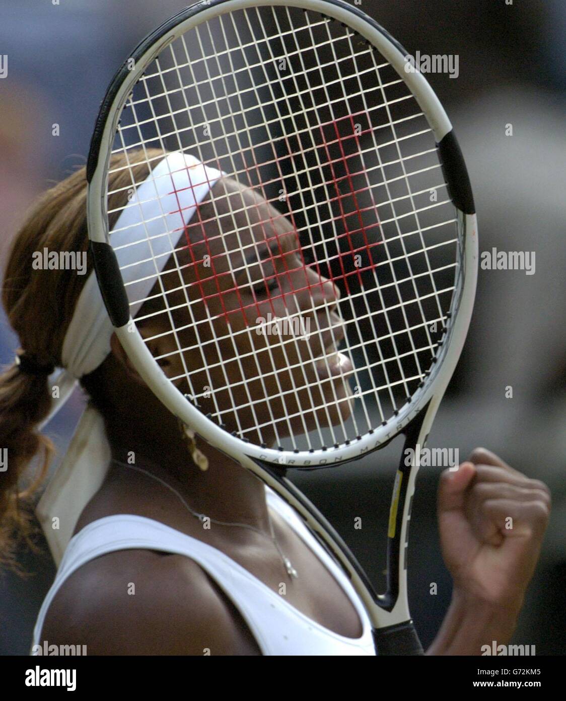 Wimbledon 2004 final of the ladies singles tournament hi-res stock ...