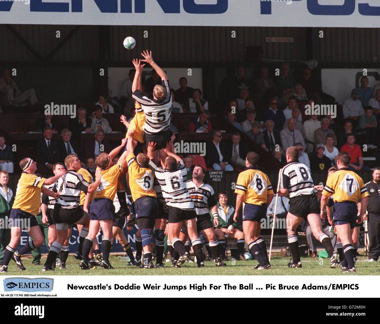 Rugby Union - Nottingham v Newcastle Stock Photo - Alamy
