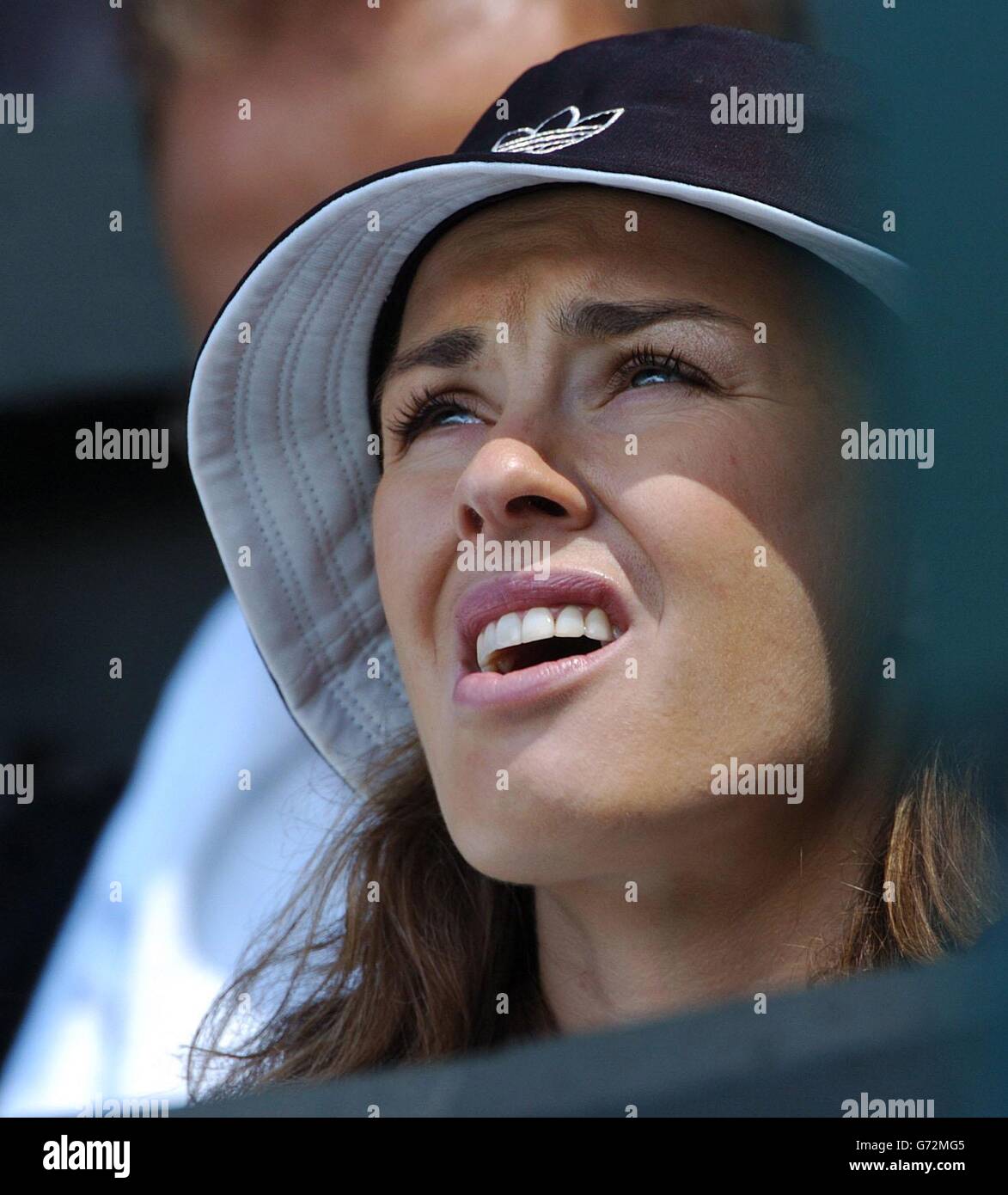 Martina Hingis Wimbledon 2004 Stock Photo - Alamy