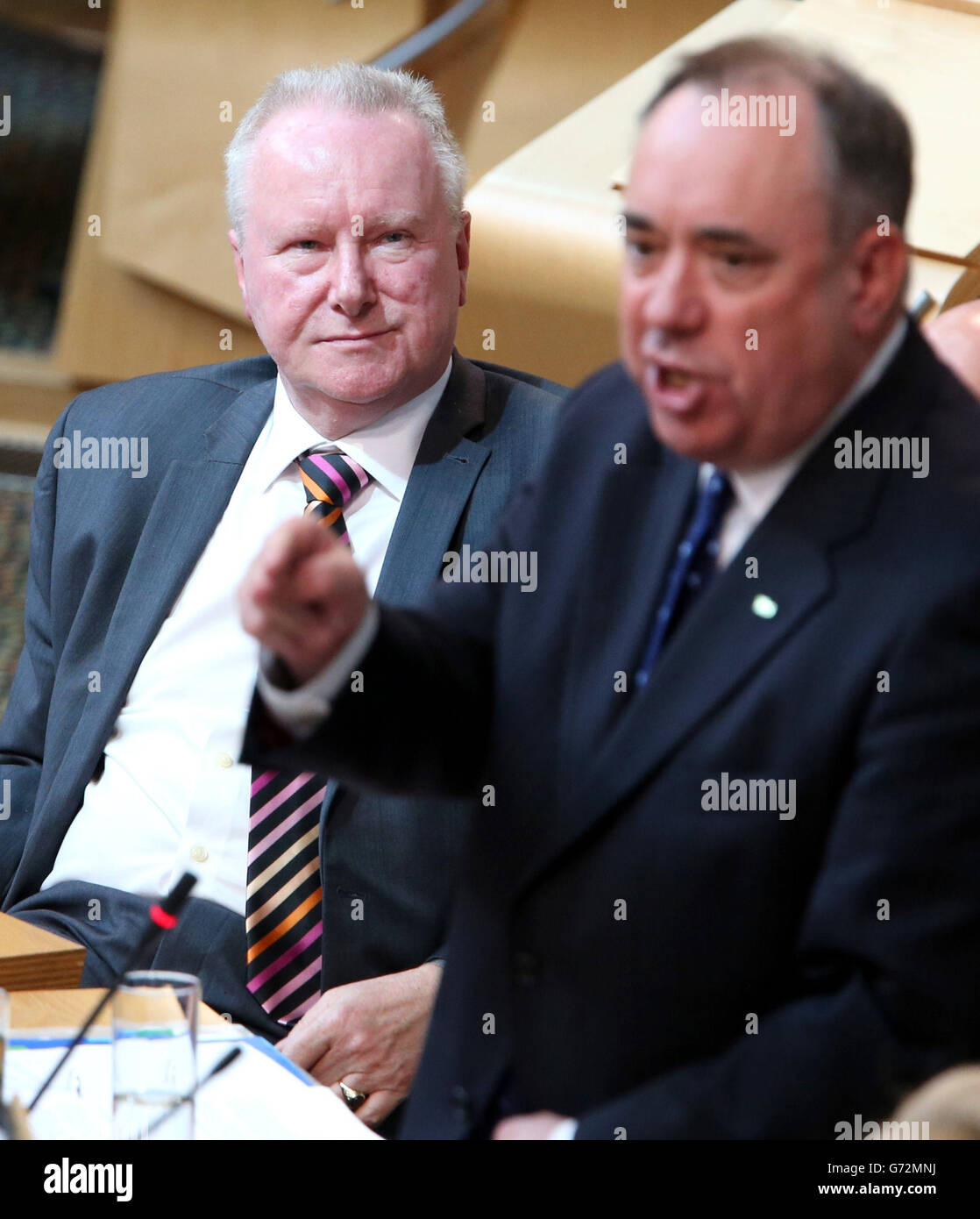 First Ministers Question Time Stock Photo - Alamy