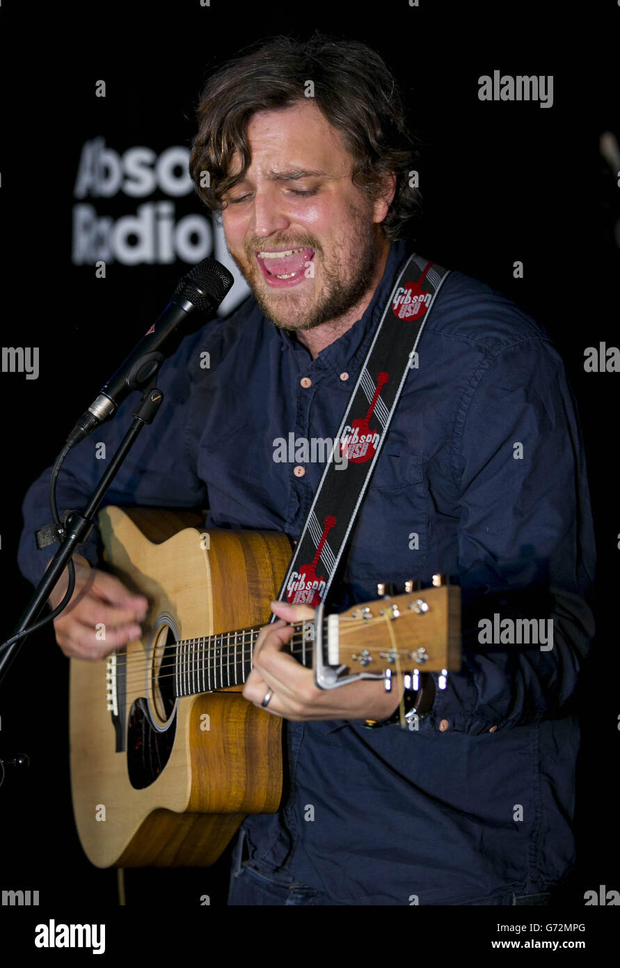 James Walsh performs a secret gig at Absolute Radio in London ...
