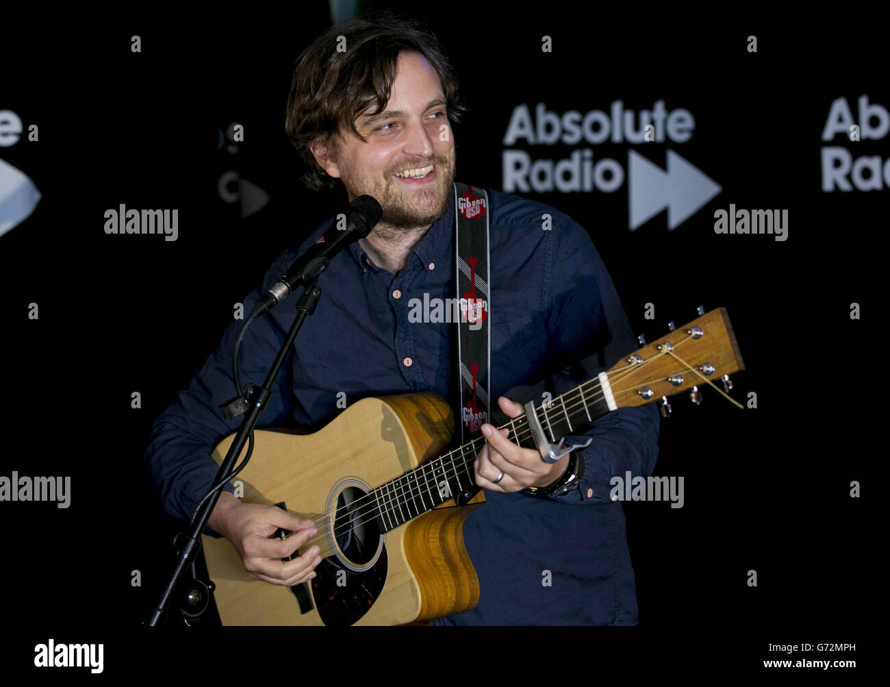 James Walsh performs a secret gig at Absolute Radio in London ...