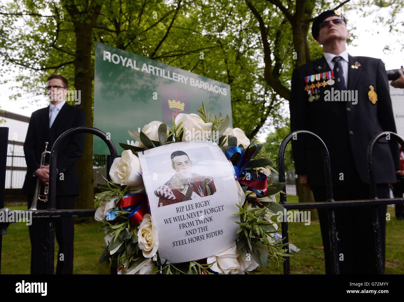 Lee Rigby murder Stock Photo - Alamy