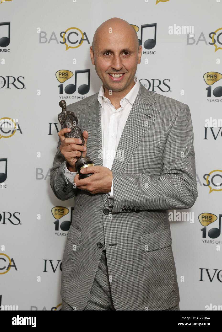 Dominik Scherrer with his Best Television Soundtrack award, for Ripper ...