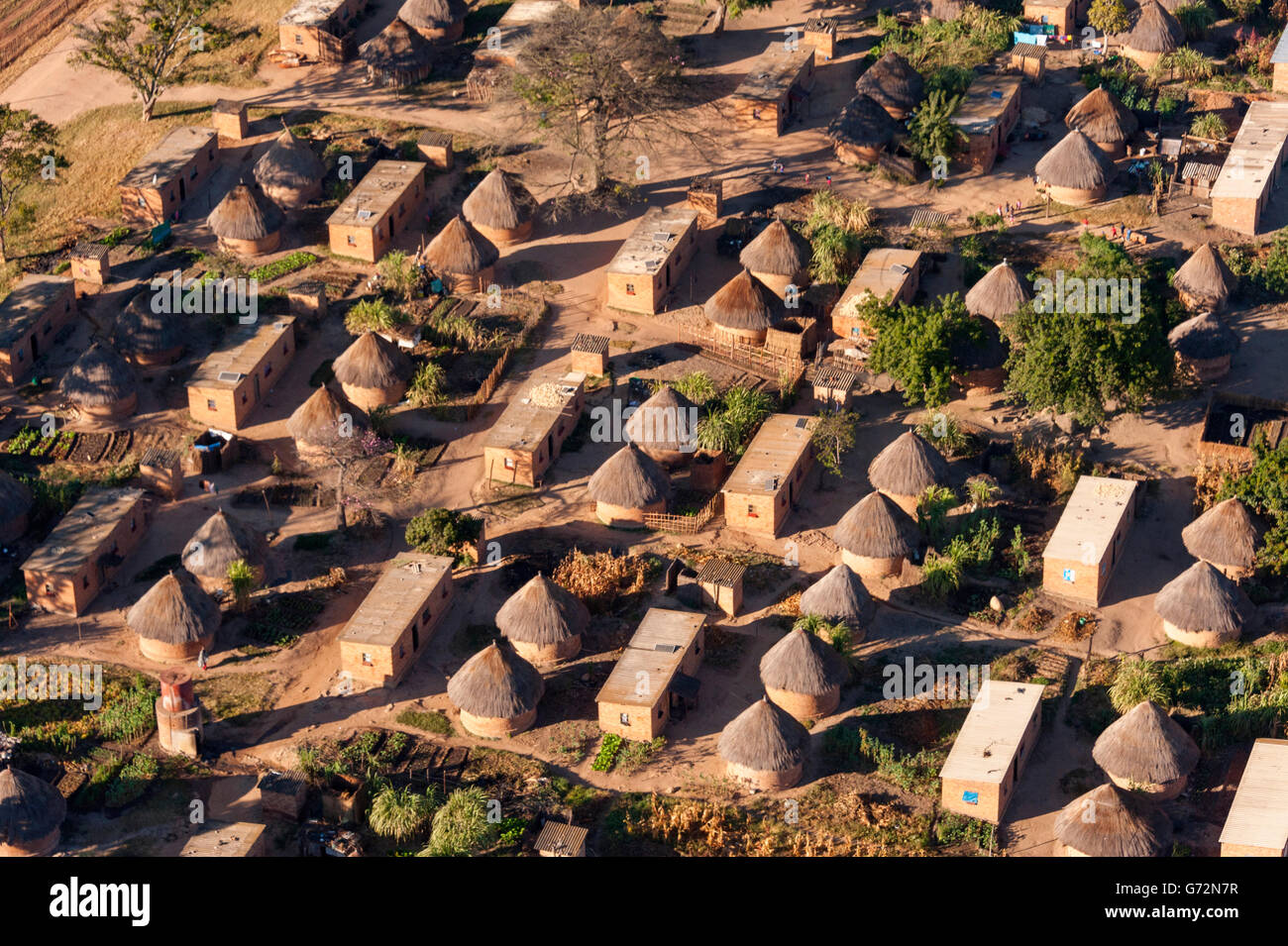 Aerial landscape of Zimbabwe Stock Photo - Alamy