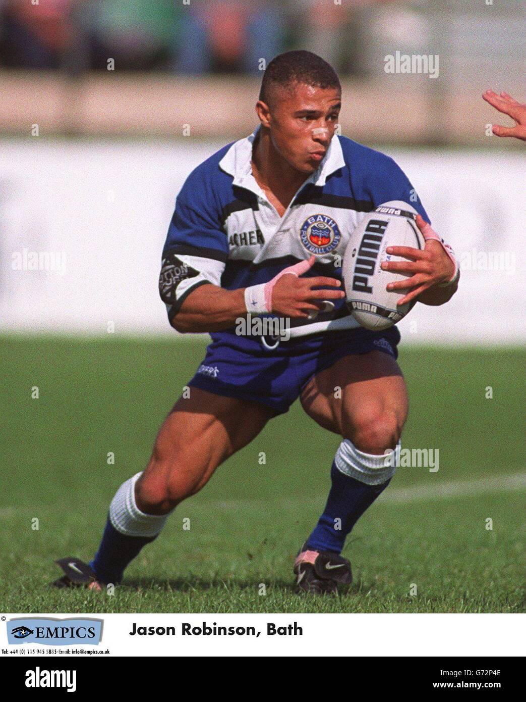 Rugby Union Bath v Wasps. Jason Robinson, Bath Stock Photo - Alamy