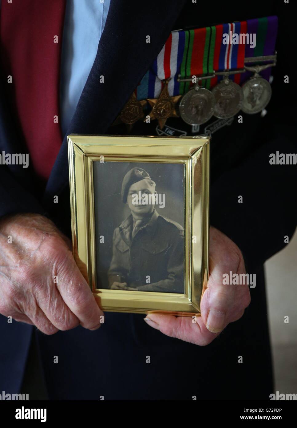 Fred Glover a member of the 6th Airborne Division during World War II ...