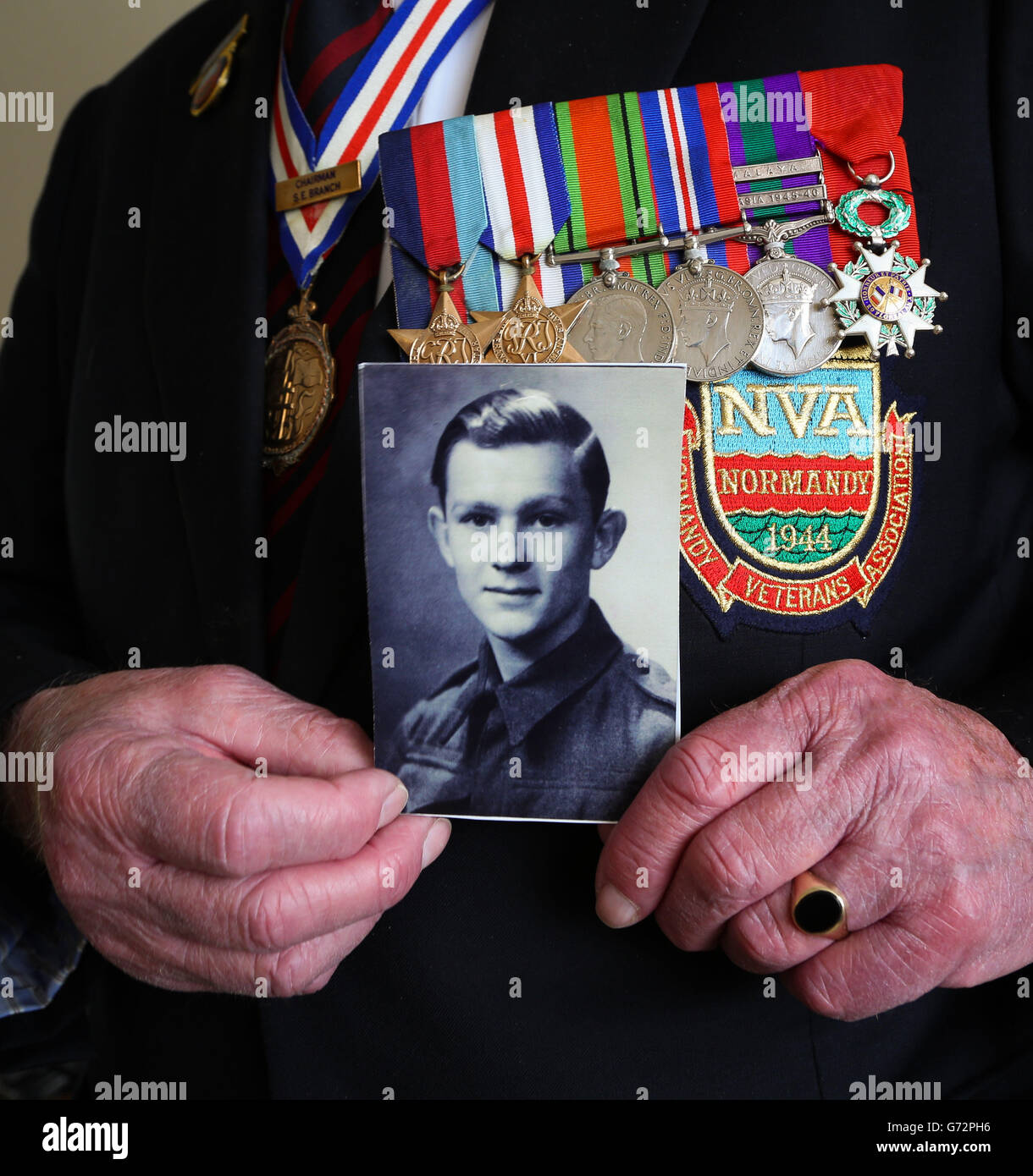 Normandy veteran George Batts who is also national secretary of the ...