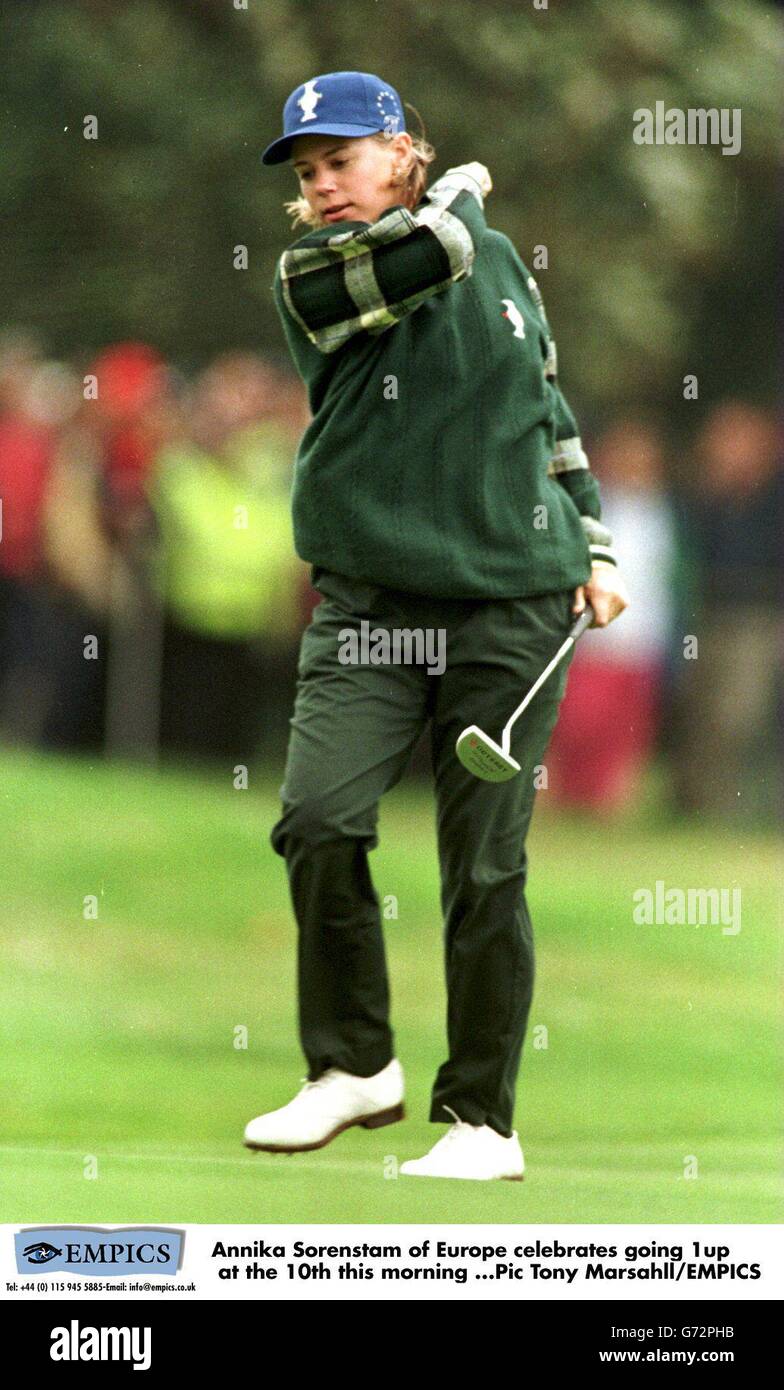 Annika Sorenstam 1996 Hi Res Stock Photography And Images Alamy