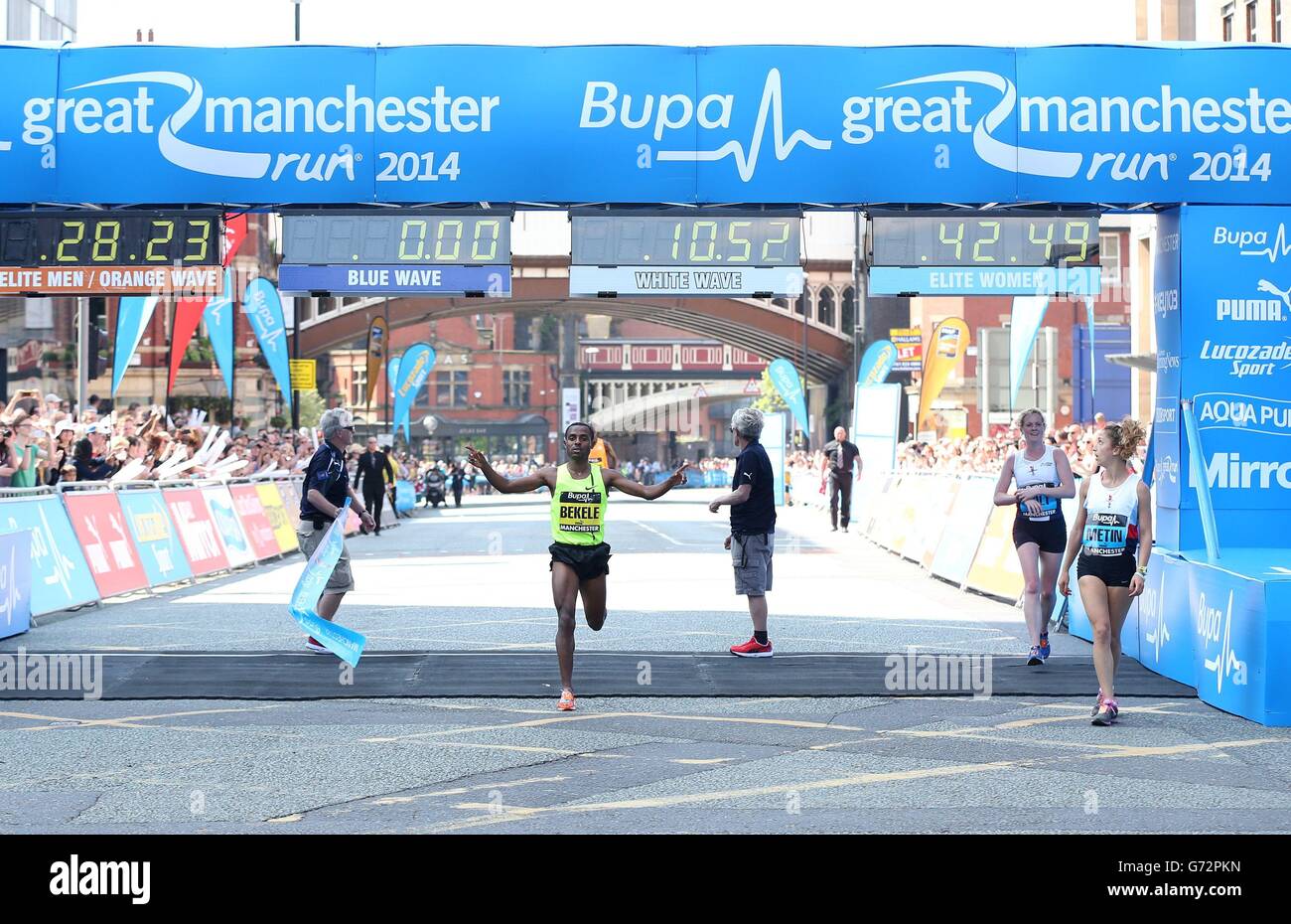 Athletics - BUPA Great Manchester Run Stock Photo - Alamy