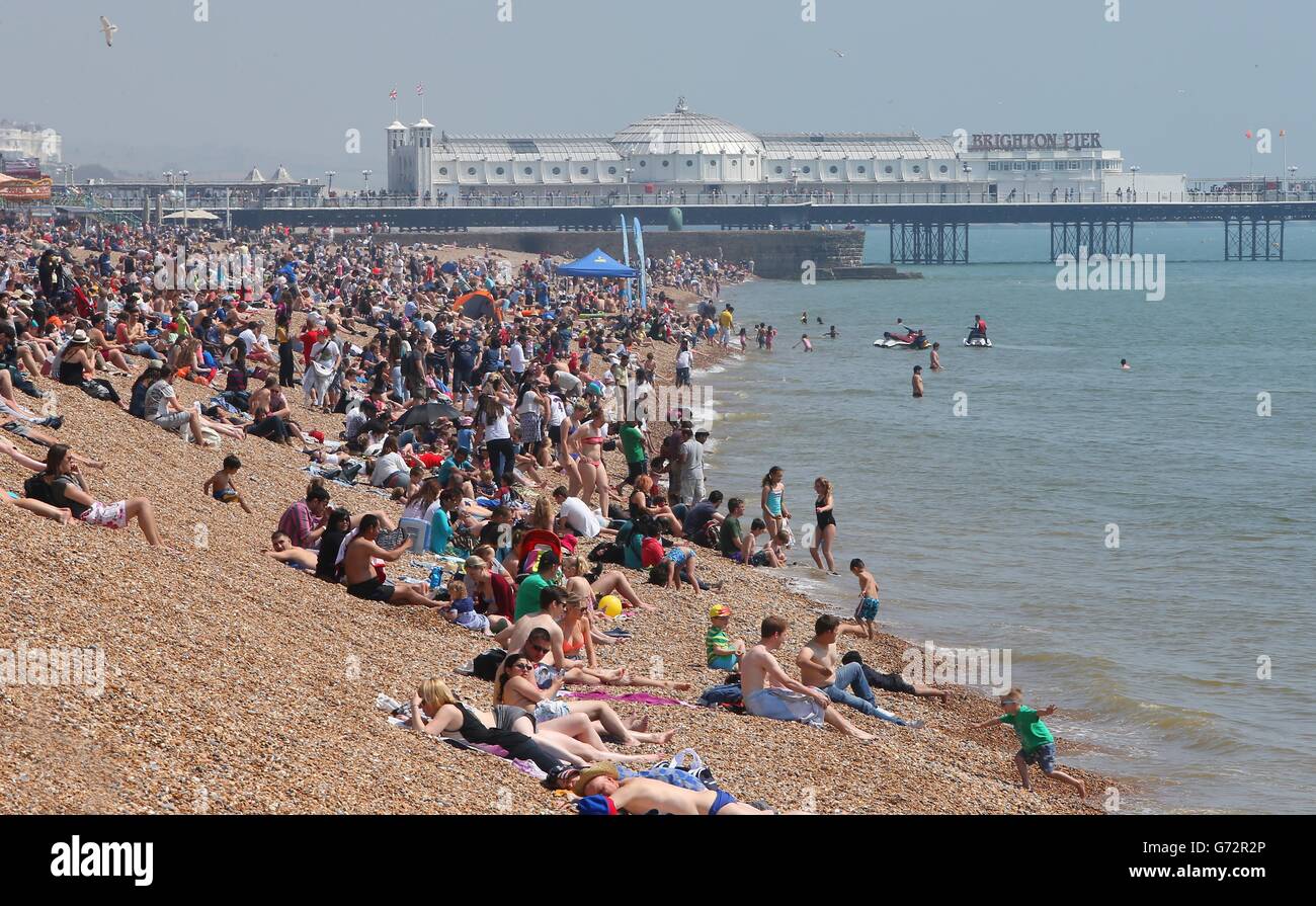 Spring weather May 18th Stock Photo - Alamy