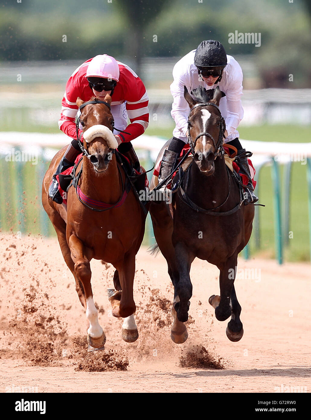 Horse racing from southwell racecourse hi-res stock photography and ...