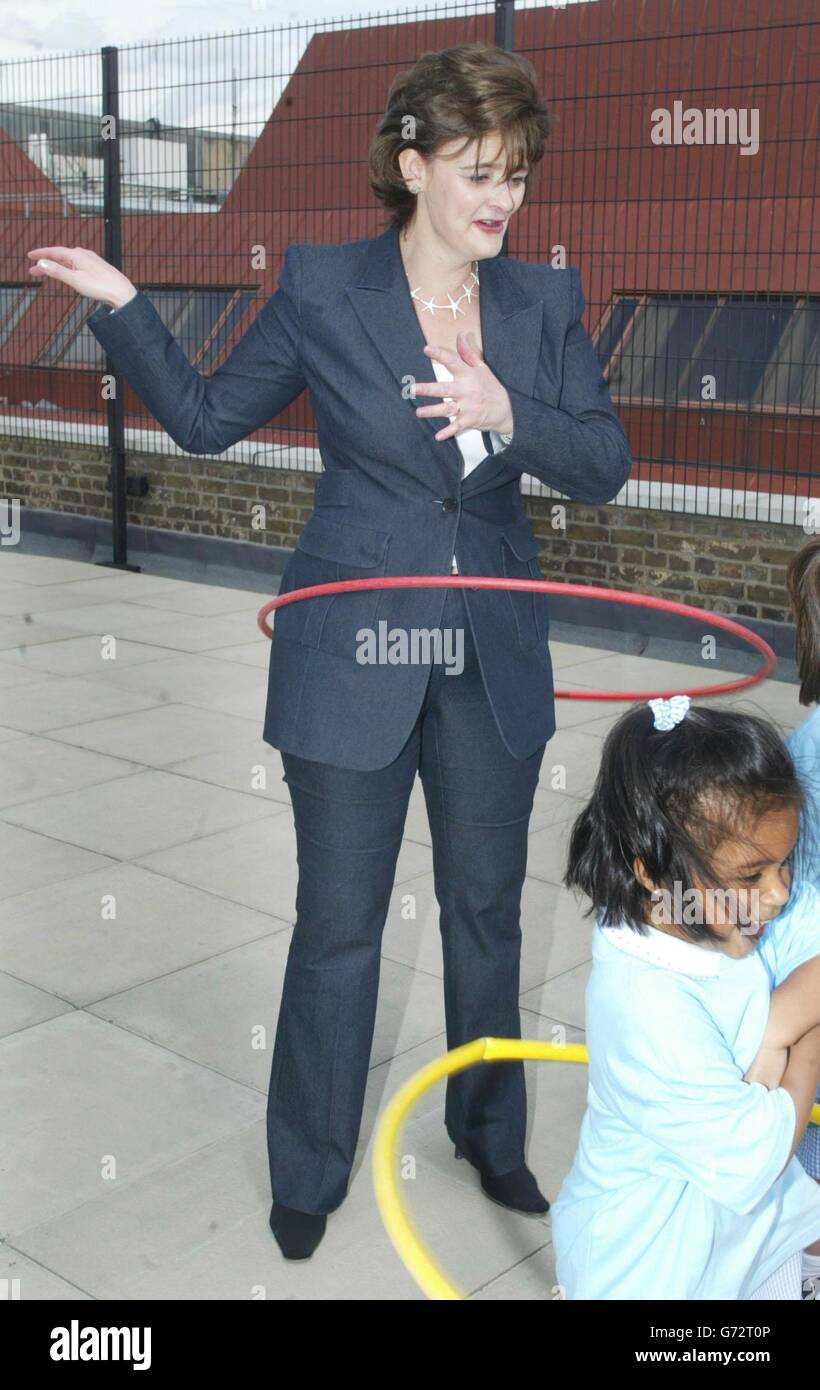 Cherie Booth Shout Out 4Children week Stock Photo - Alamy