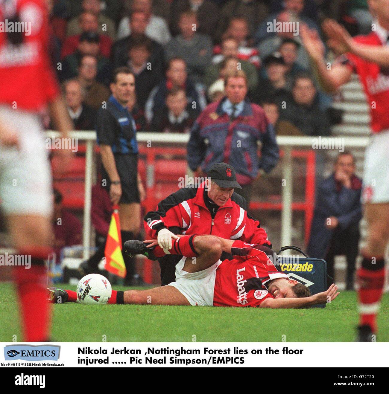 Nottingham forest lies on floor injured hi-res stock photography and ...