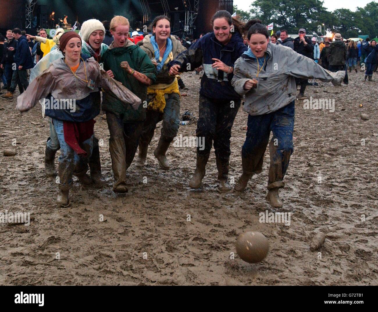 Mud Football Girls