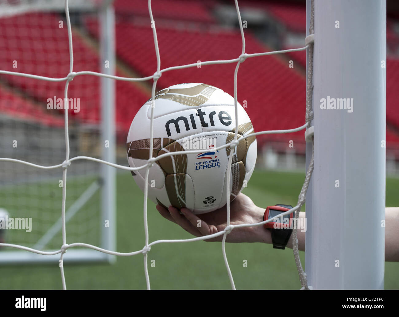 Soccer football league play off finals promotion wembley stadium hi-res ...