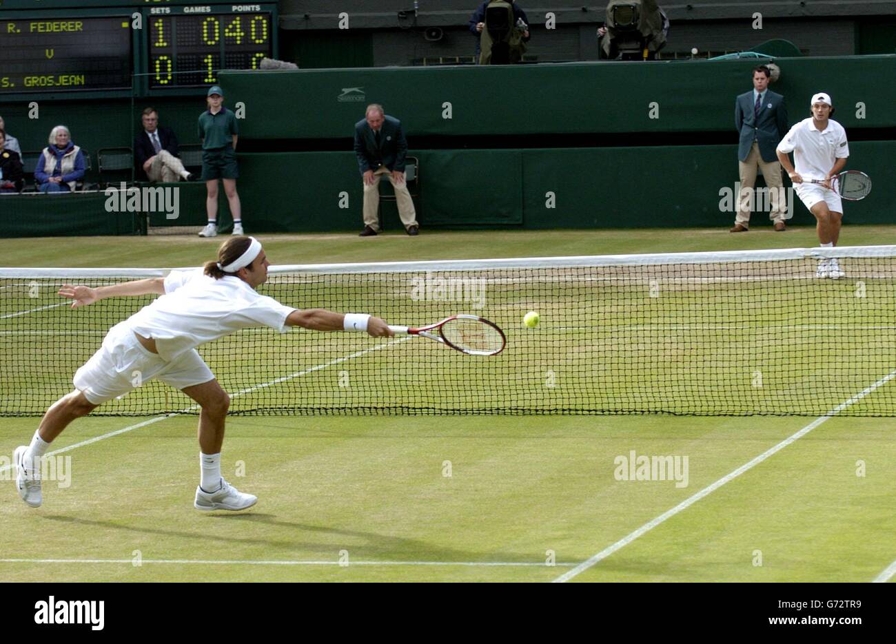 Wimbledon 2004 - Semi finals Stock Photo - Alamy