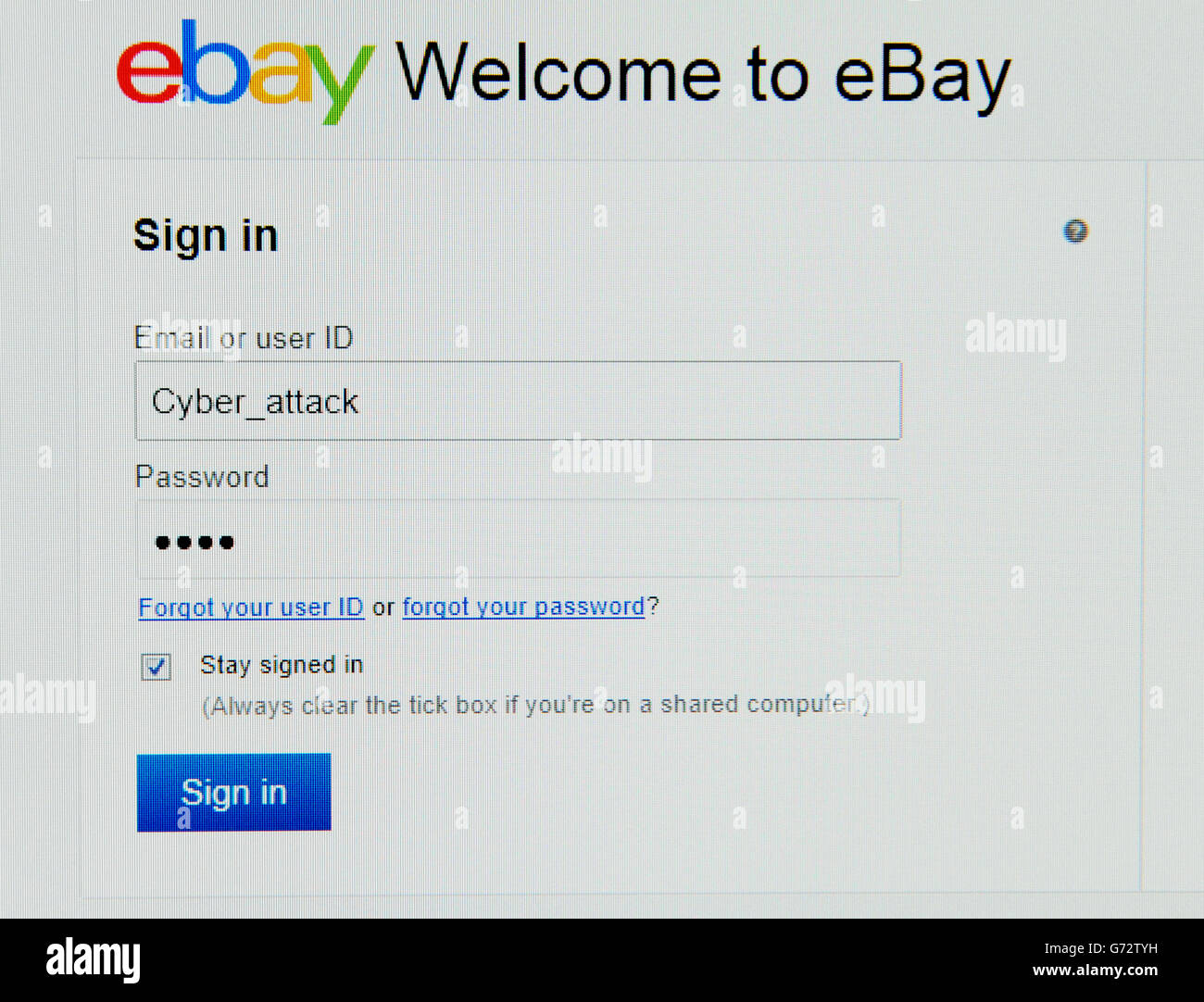 Ebay attack hi-res stock photography and images - Alamy
