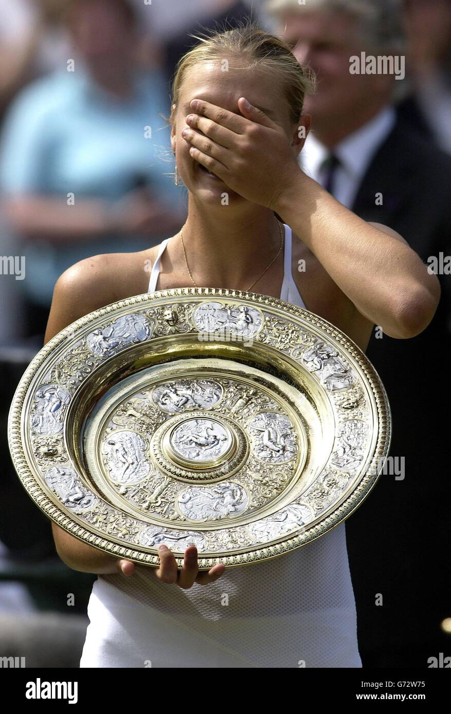 Wimbledon 2004 final of the ladies singles tournament hi-res stock ...