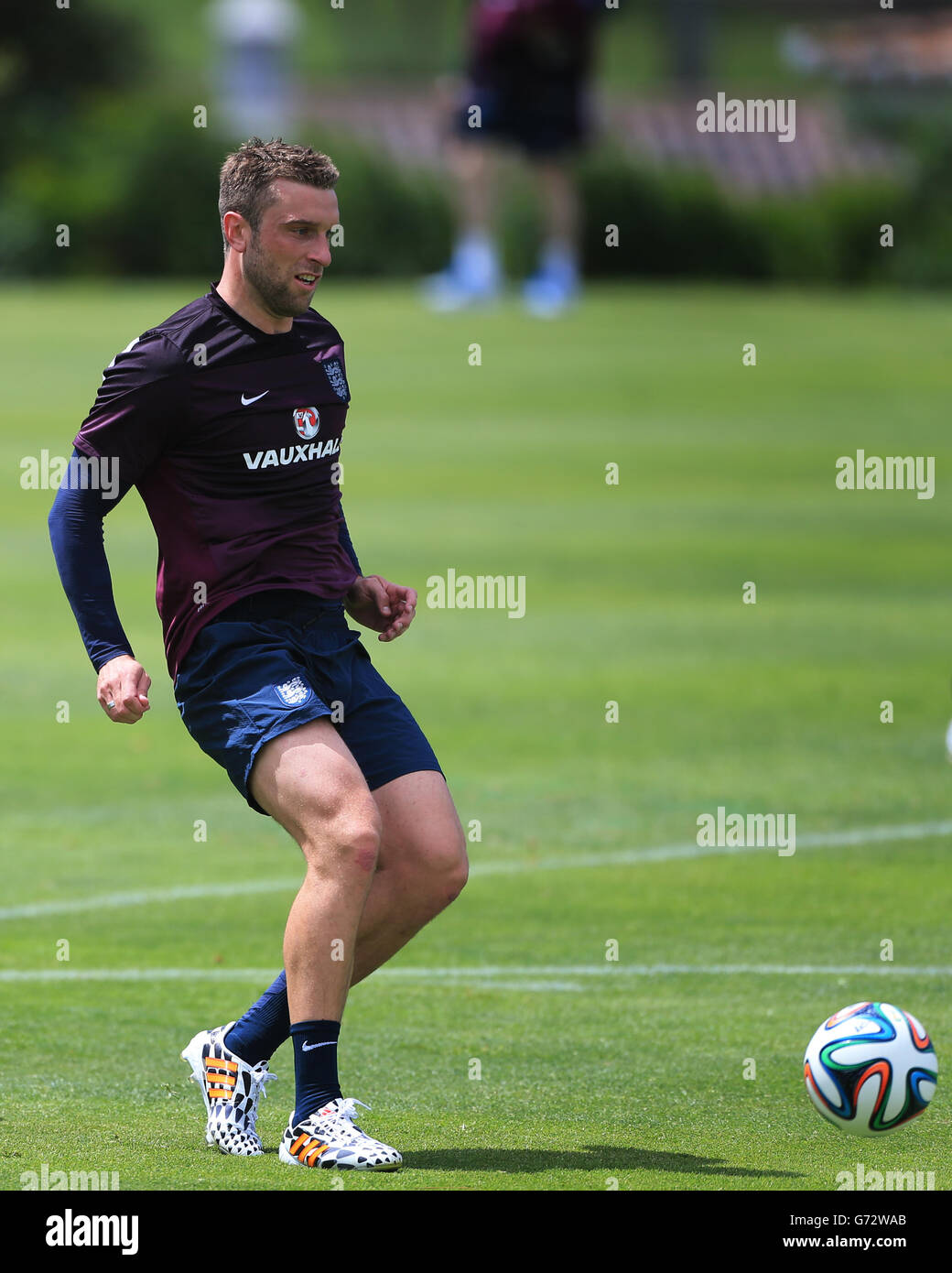 England's Ricky Lambert during the training session at the Vale Do Lobo ...