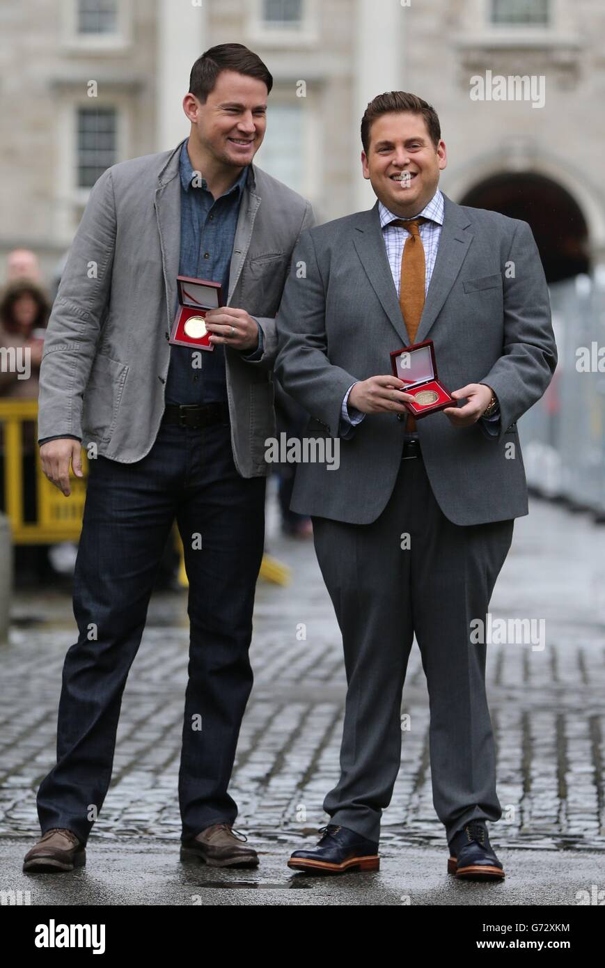 Hollywood Stars Channing Tatum and Jonah Hill receive Bram Stoker ...