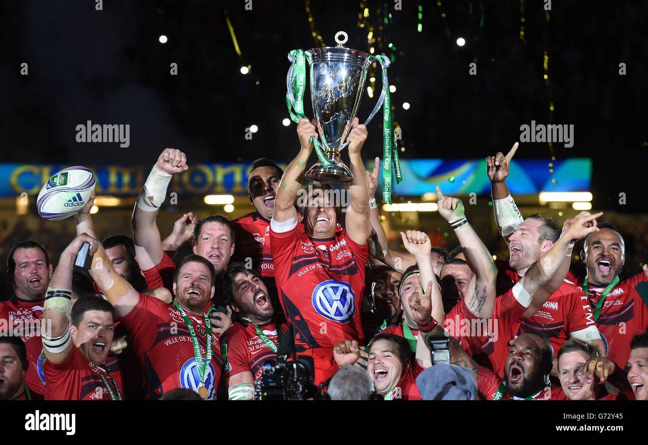 Heineken cup trophy rugby hi-res stock photography and images - Alamy