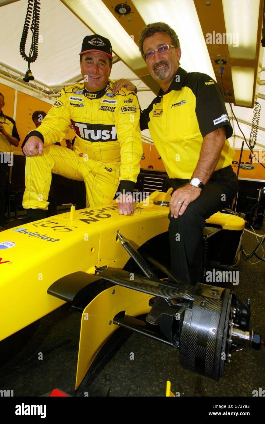 Formula 1 Drivers - West End Stock Photo - Alamy