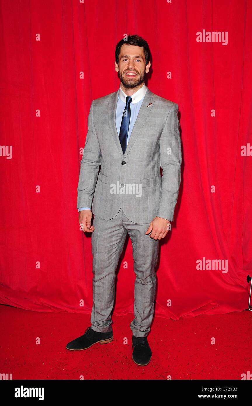 Kevin Fletcher arriving for the 2014 British Soap Awards at The Hackney ...