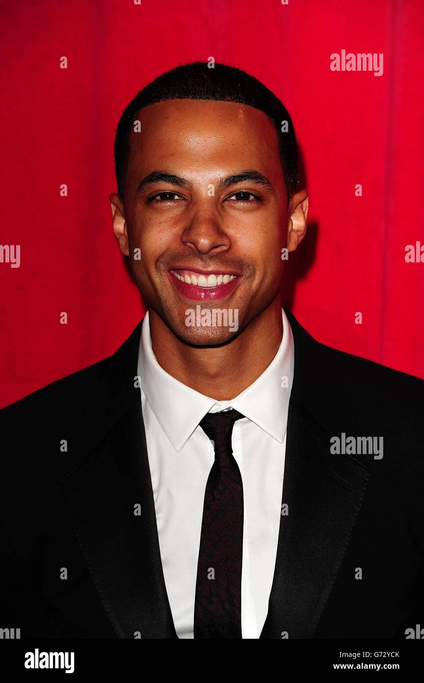 Marvin Humes arriving for the 2014 British Soap Awards at The Hackney ...
