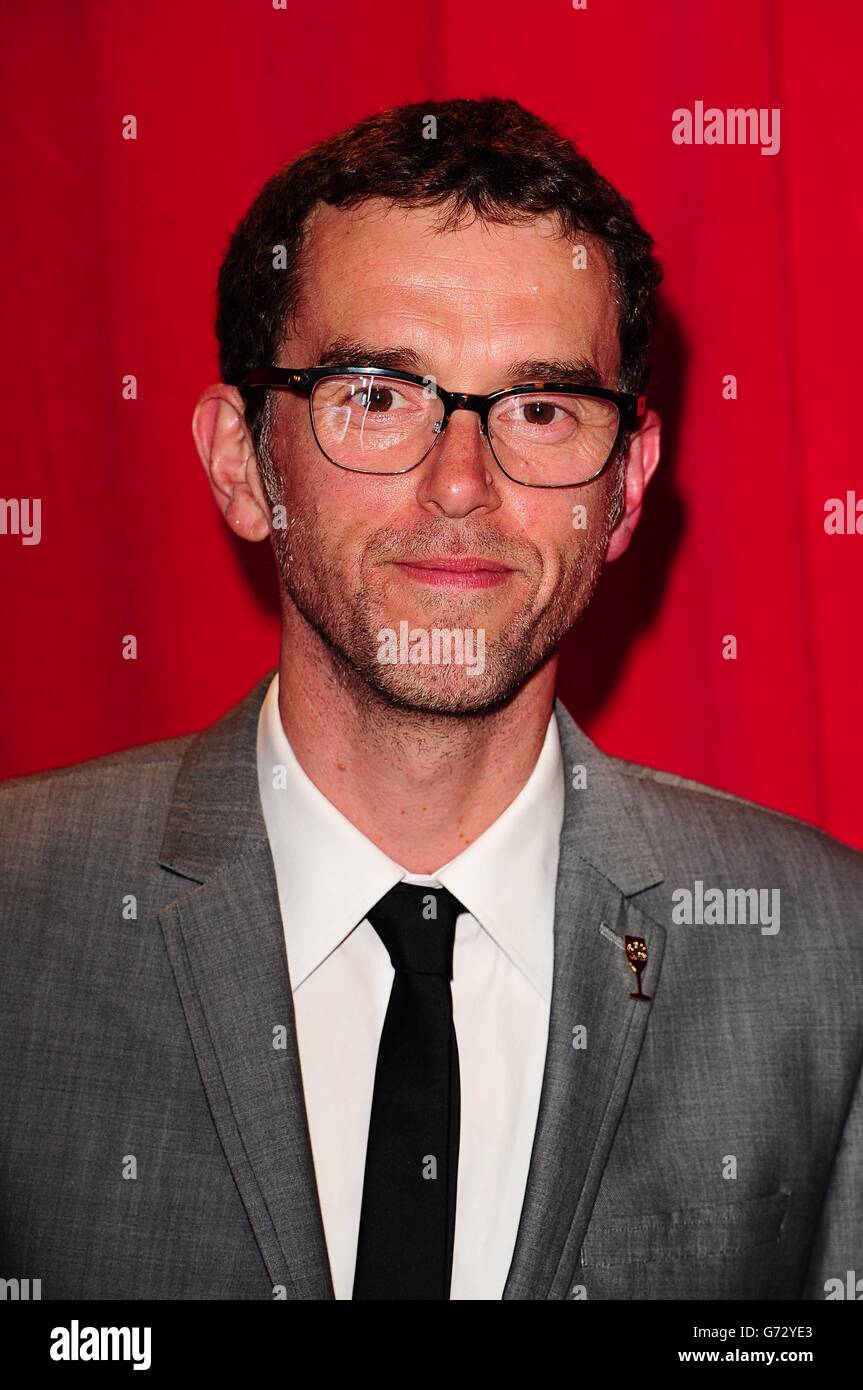 Mark charnock arriving british soap awards hackney empire hi-res stock ...