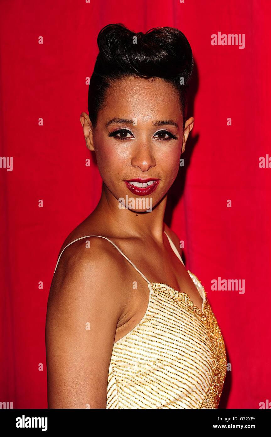 Rebecca Scroggs arriving for the 2014 British Soap Awards at The ...