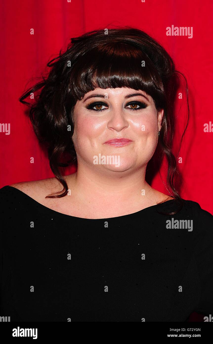 Jessica Ellis arriving for the 2014 British Soap Awards at The Hackney ...