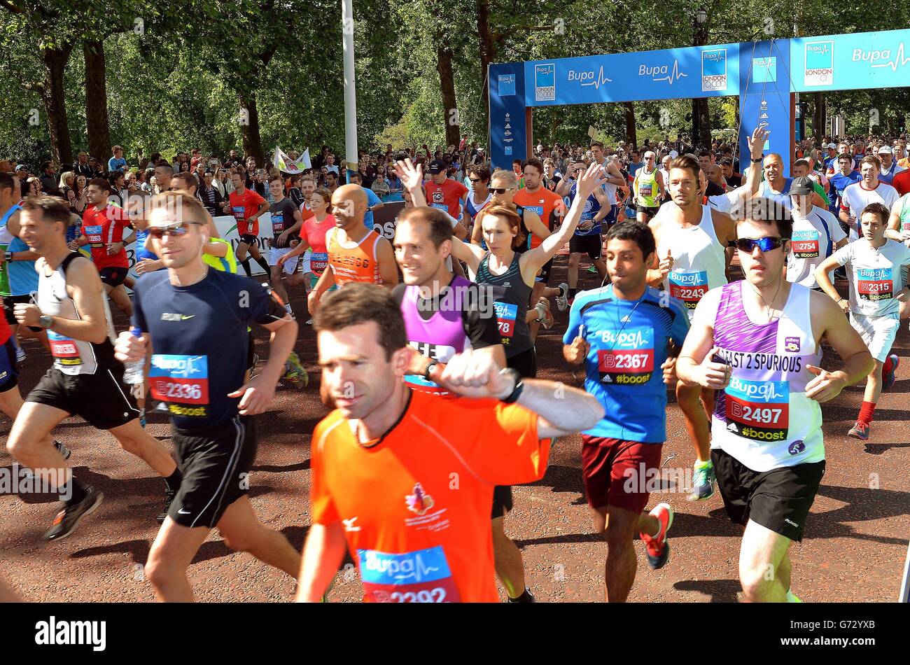 BUPA London 10,000 run Stock Photo - Alamy