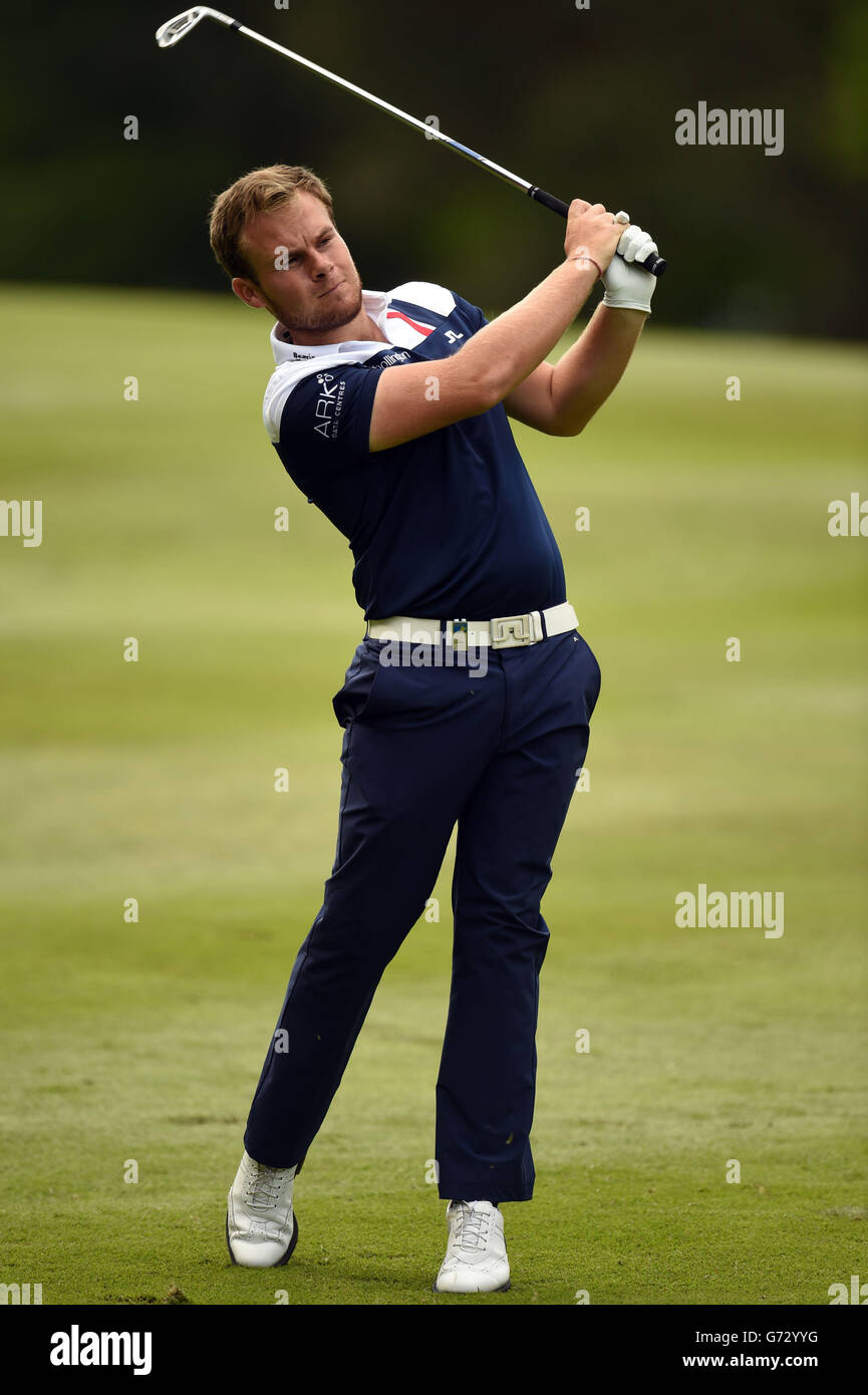 England's Tyrrell Hatton during day four of the BMW PGA Championships ...