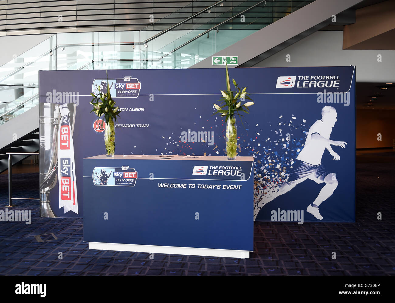 The hospitality entrance wembley stadium hi-res stock photography and ...