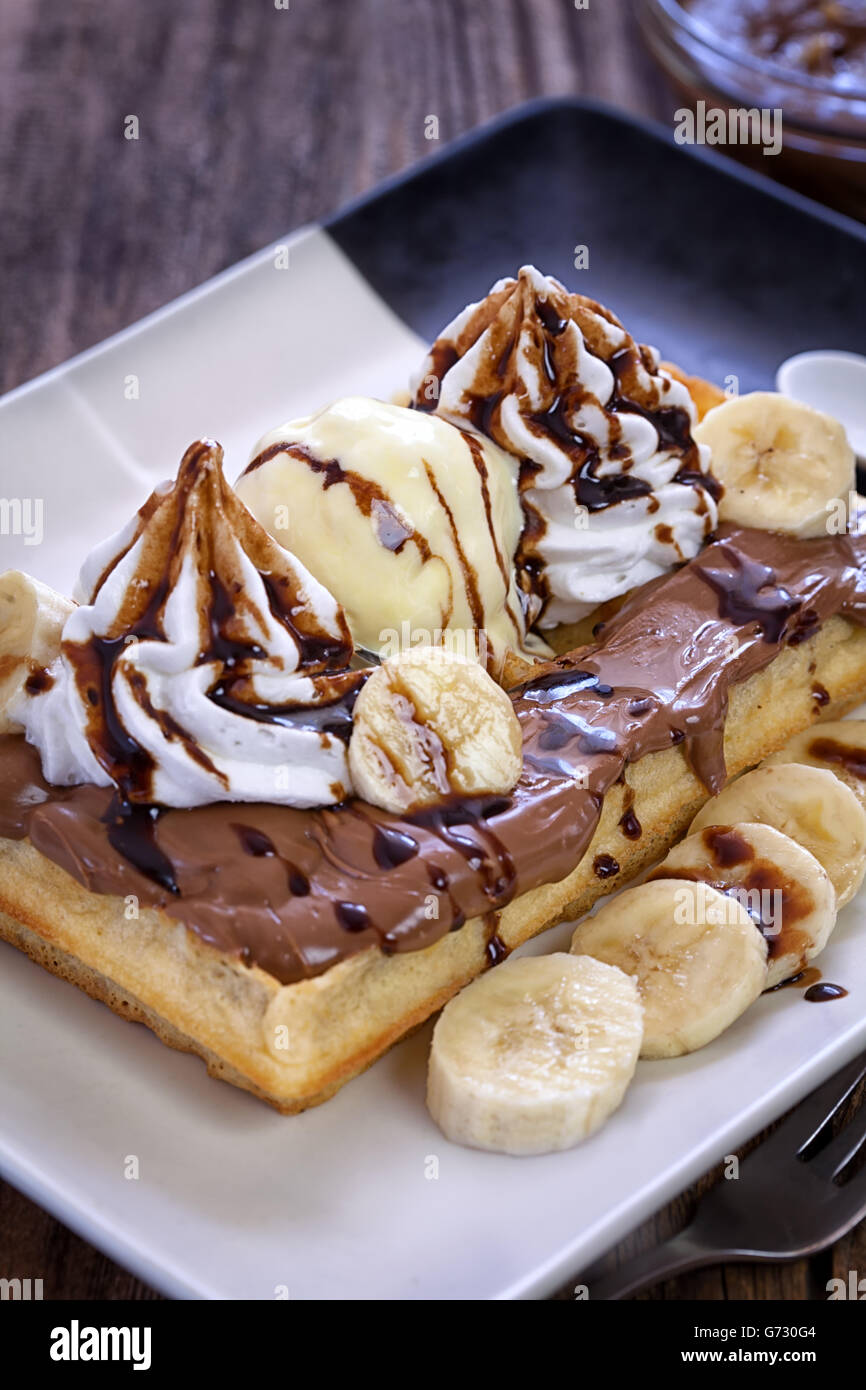 Belgian Waffles Ice Cream Belgian Waffles