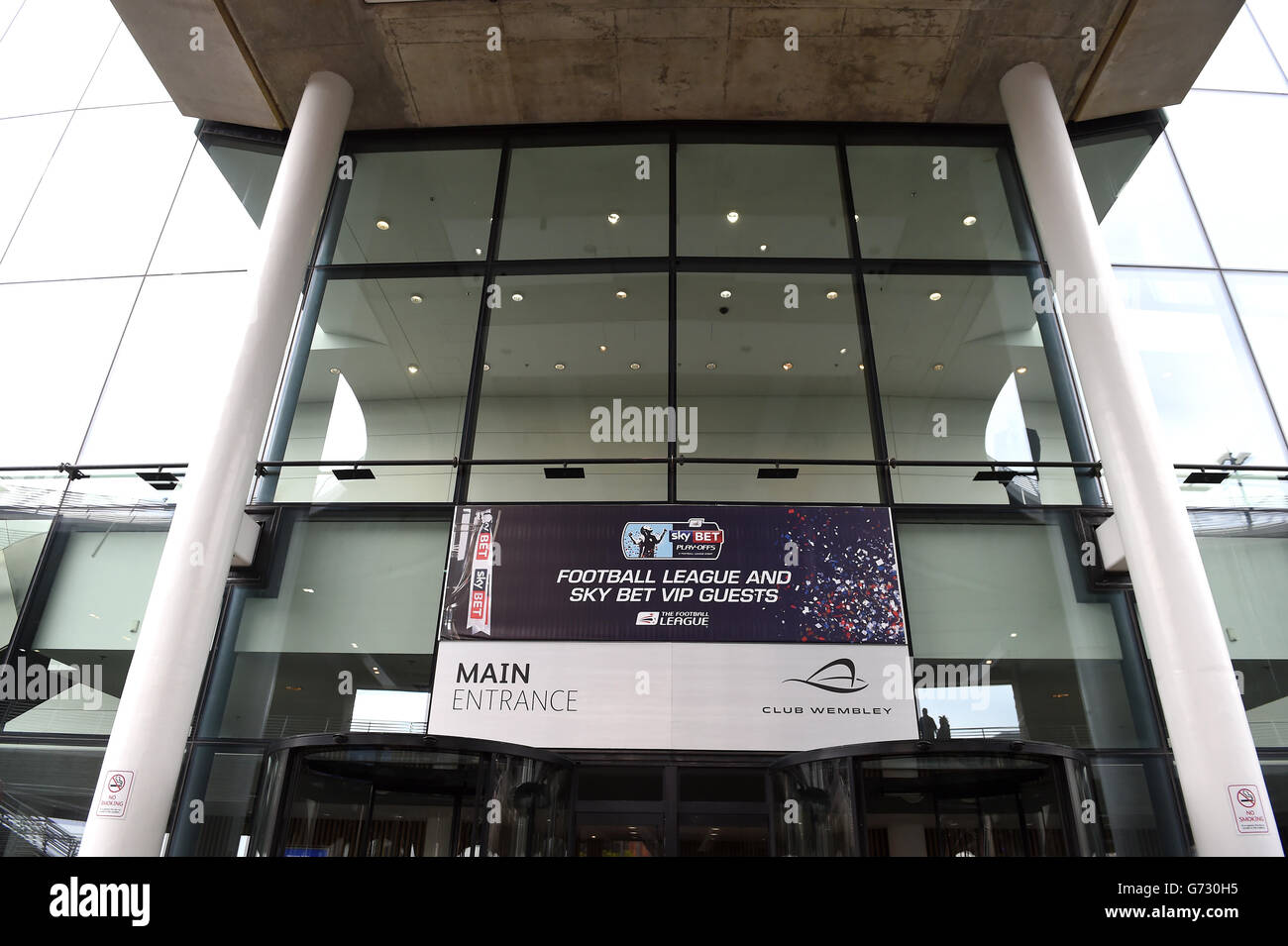 The hospitality entrance wembley stadium hi-res stock photography and ...