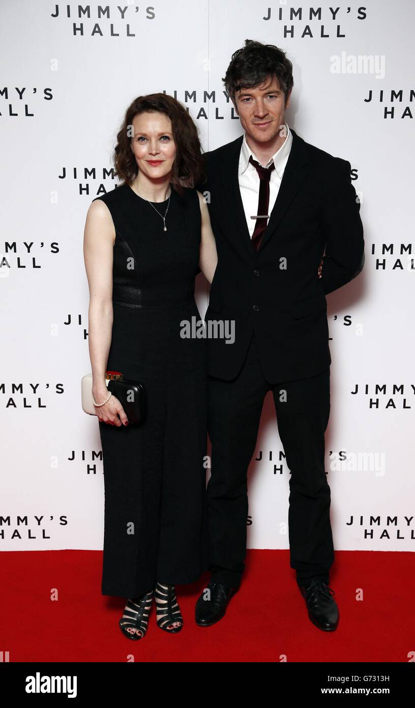 Simone Kirby and Barry Ward attending the Jimmy's Hall film premiere at ...