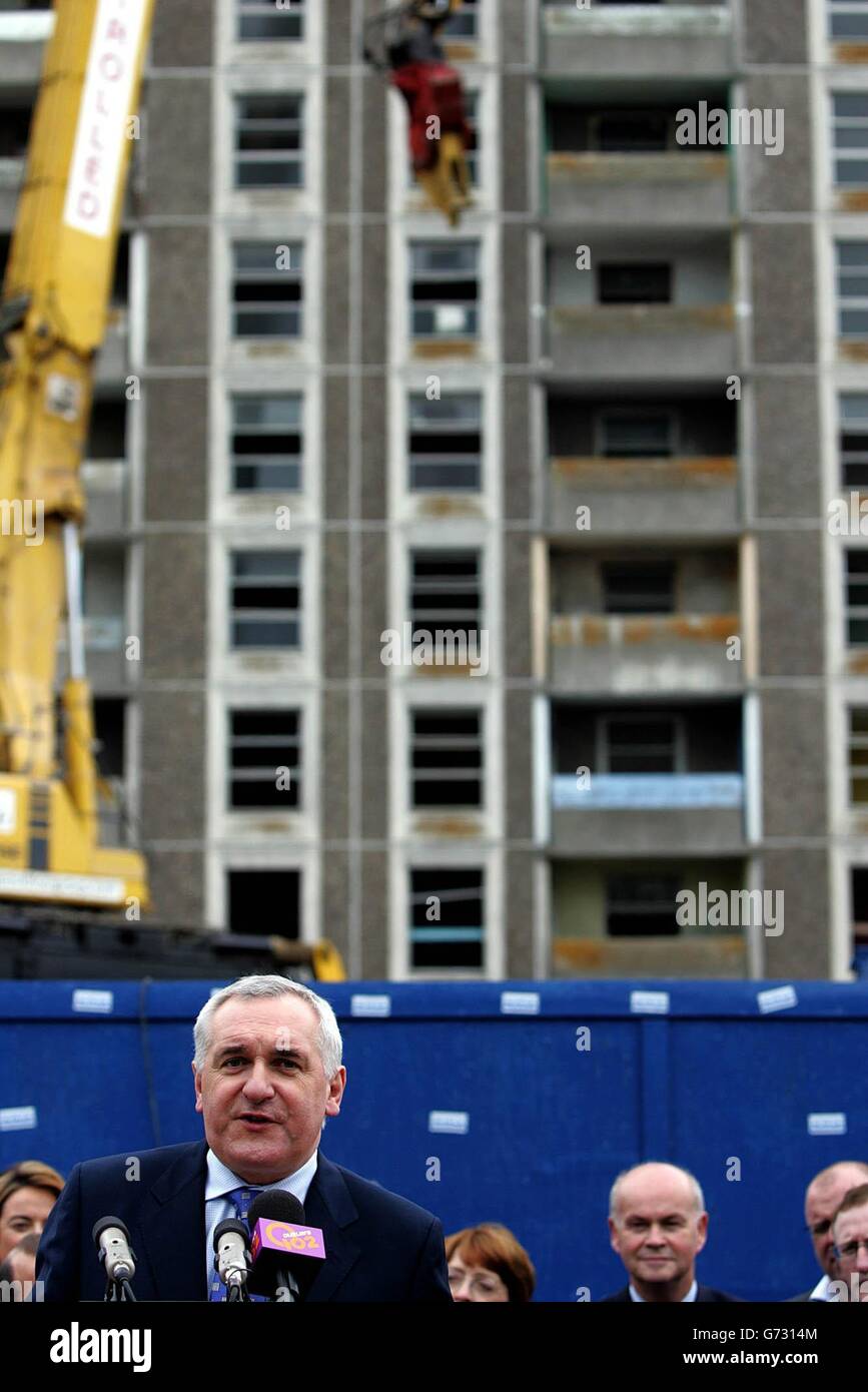 Demolition ballymun flats hi-res stock photography and images - Alamy