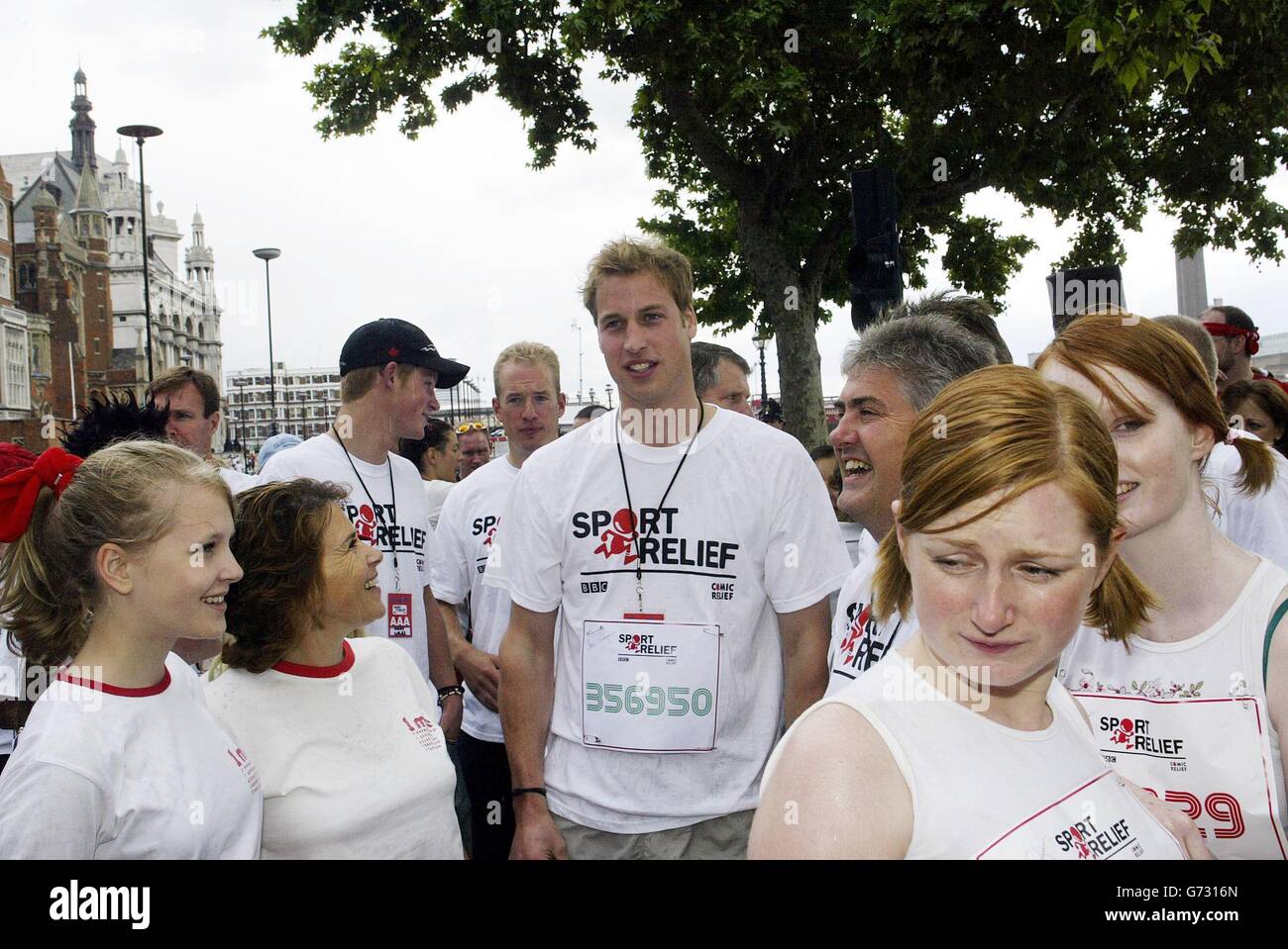 Prince William amongst participants of the Sport Relief London Mile ...