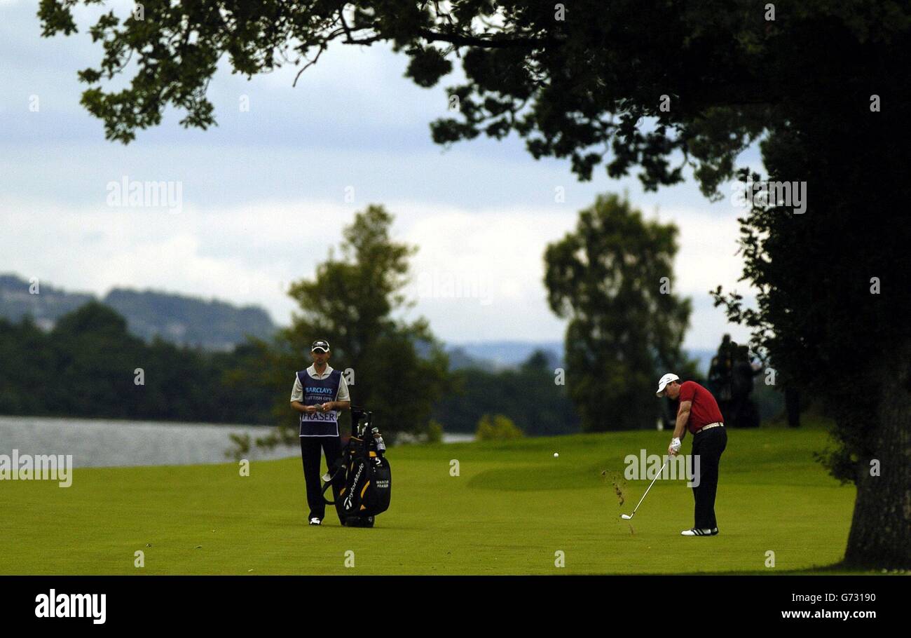 Australian Marcus Fraser on the sixth fairway, during his third round ...