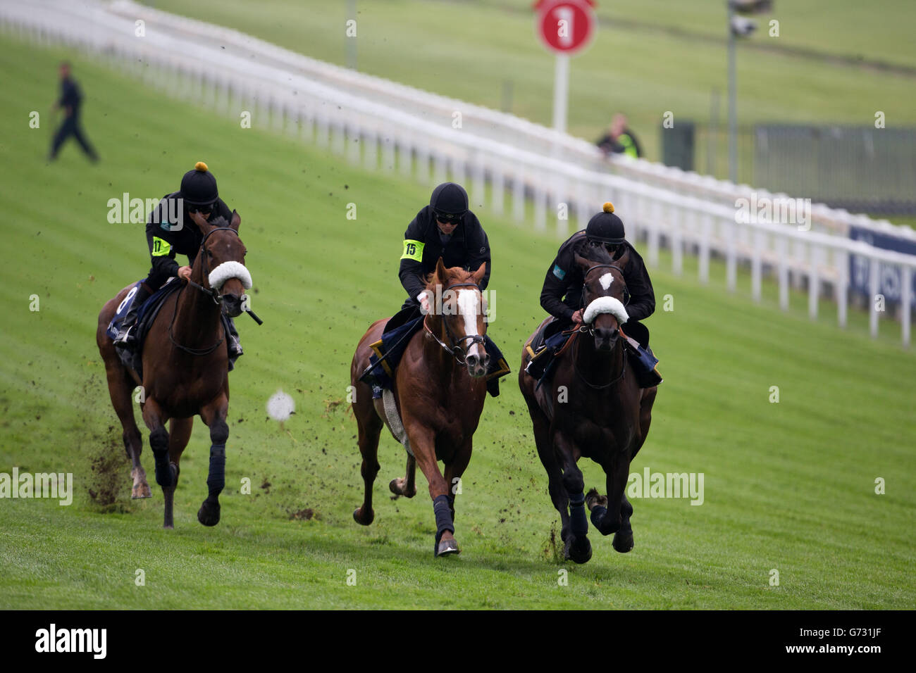 Horse Racing - Breakfast with the Stars - Epsom Downs Racecourse Stock ...