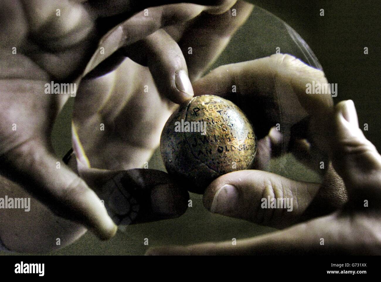 A rare feather golf ball dating from 1790 was sold at auction by Lyon ...