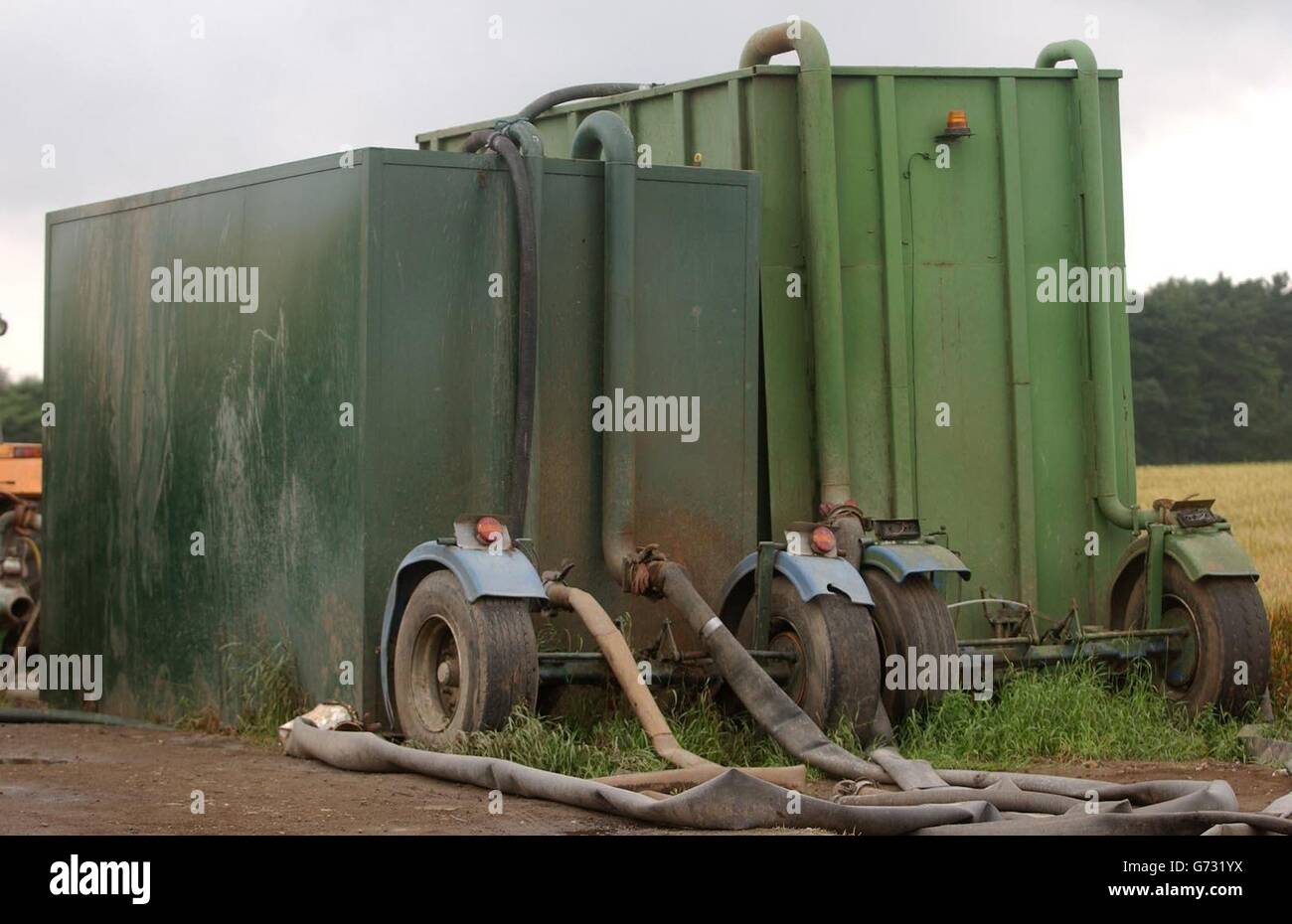 Workers deaths in container Stock Photo - Alamy