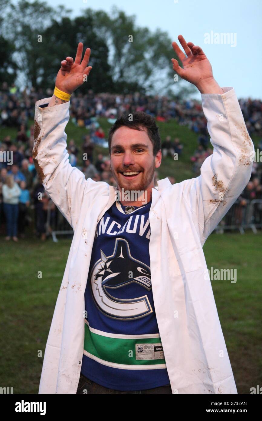 Shin-kicking championships winner Ross Langill, 24 from Vancover ...