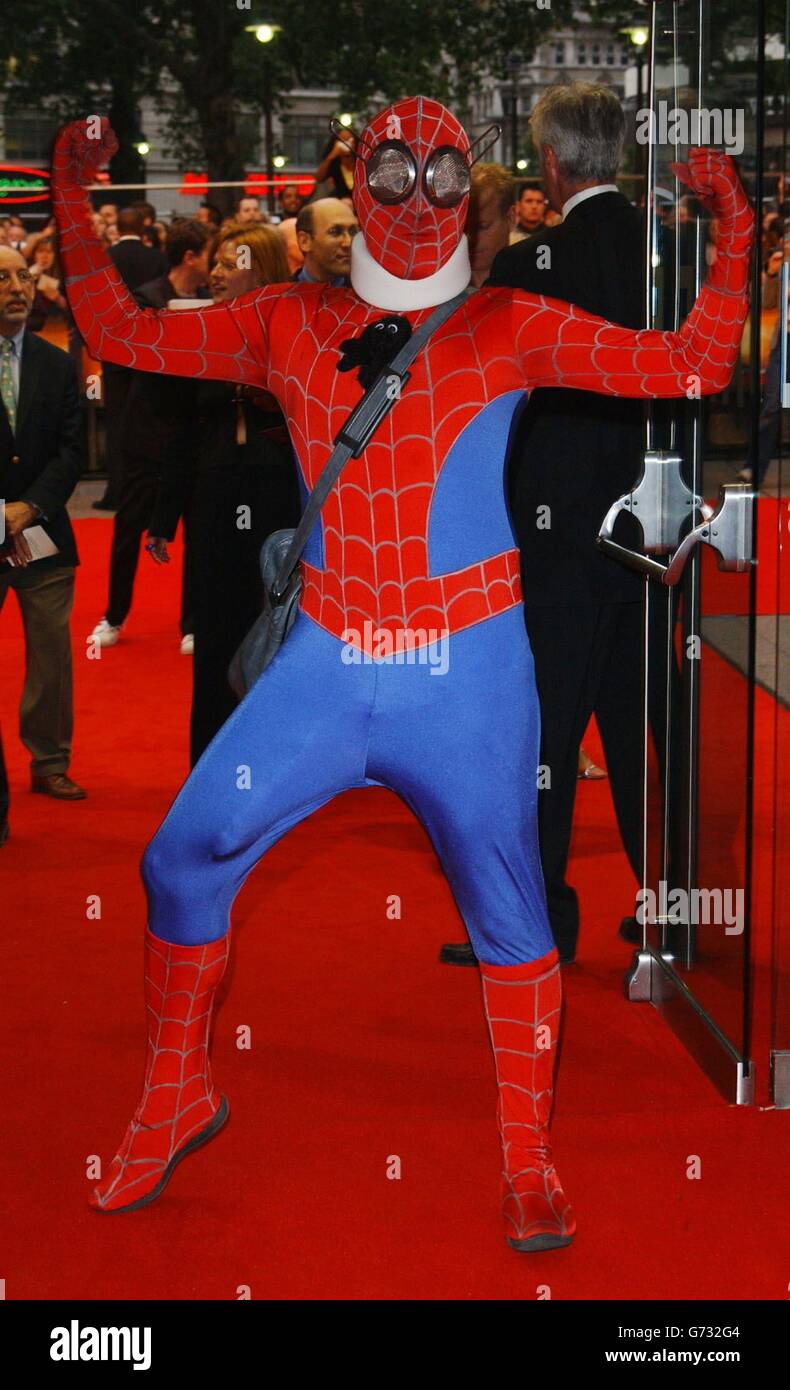 Avid Merrion from Bo Selecta arrives for the UK gala premiere of Spider ...