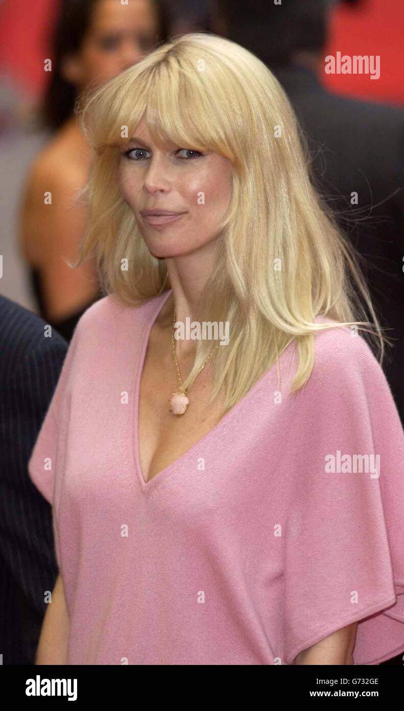 Claudia Schiffer UK Spiderman Two Premiere Stock Photo - Alamy