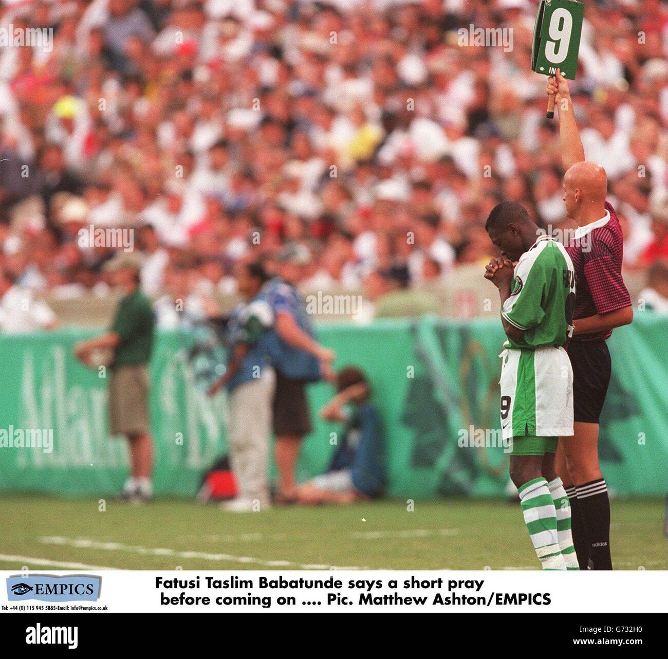 Atlanta olympics soccer final nigeria v brazil hi-res stock photography ...