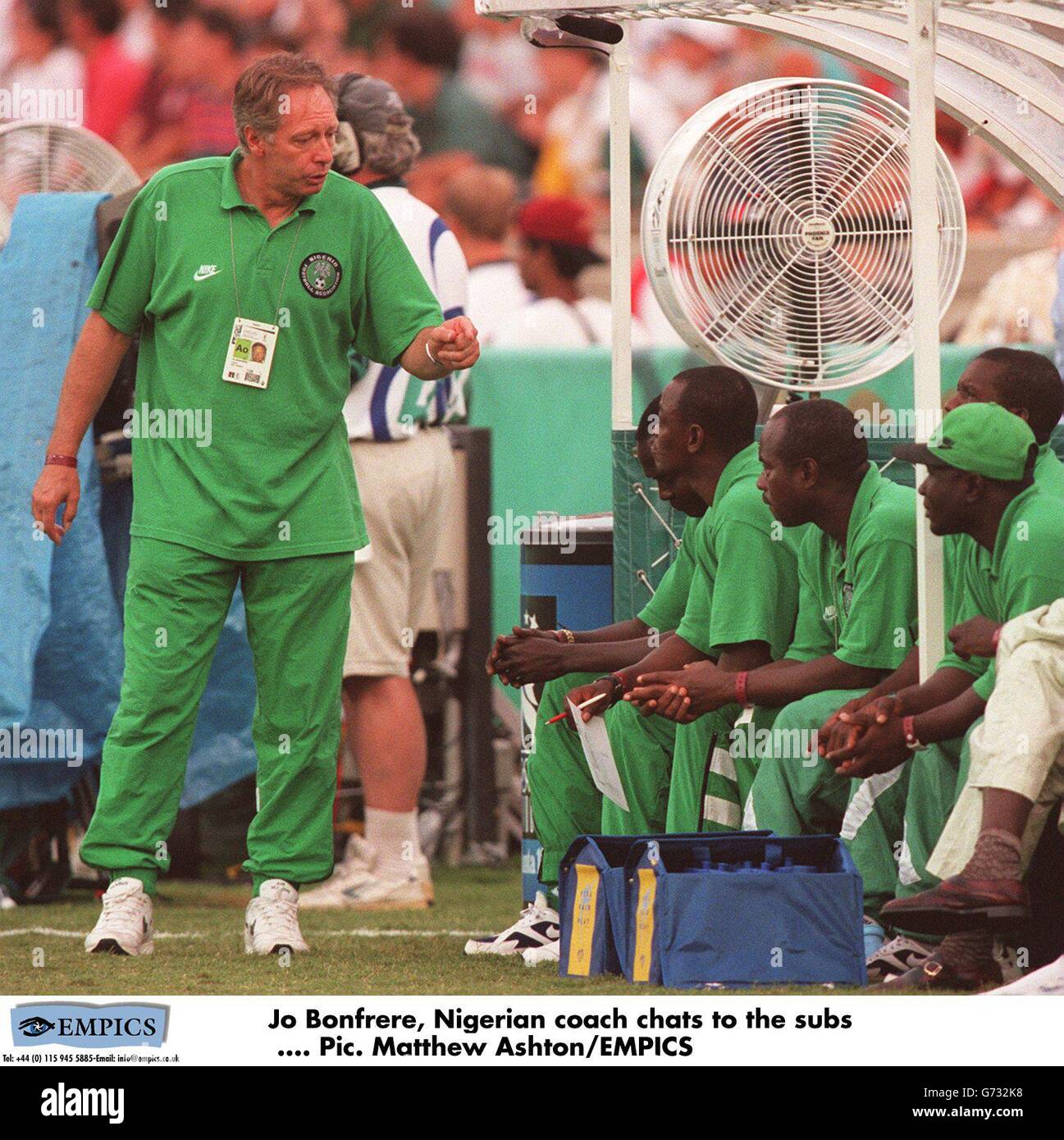 Atlanta olympics soccer final nigeria v brazil hi-res stock photography ...