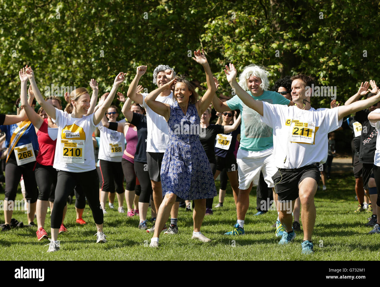 Cystic Fibrosis Trust fun run - London Stock Photo - Alamy